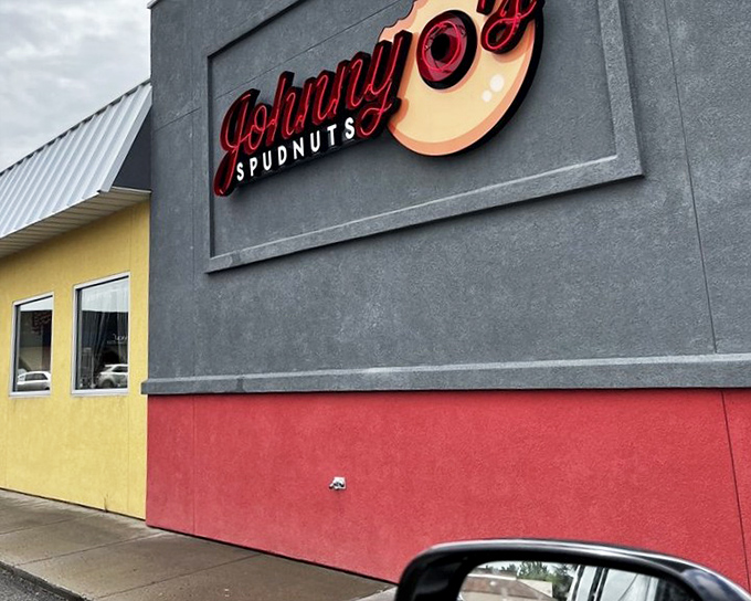 Johnny O's bold red-and-yellow facade matches its audacious concept: potato flour donuts that'll make you question everything you thought you knew about breakfast.