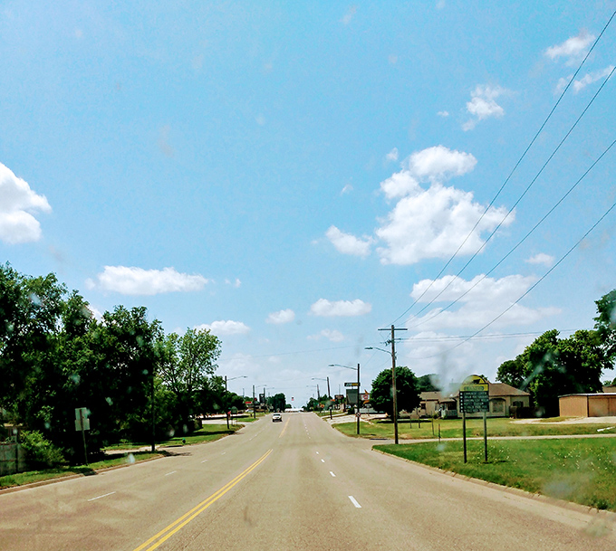 Larned's quiet streets invite leisurely exploration without the traffic&mdash;or prices&mdash;of bigger cities.