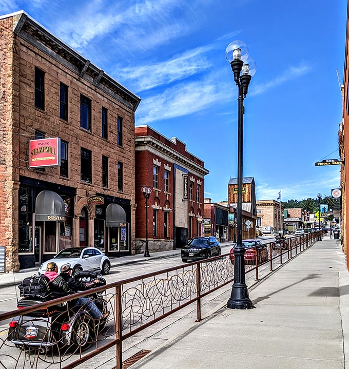 Lead's Victorian-era buildings perch dramatically in the Black Hills, offering mountain town charm without the Colorado price tags.