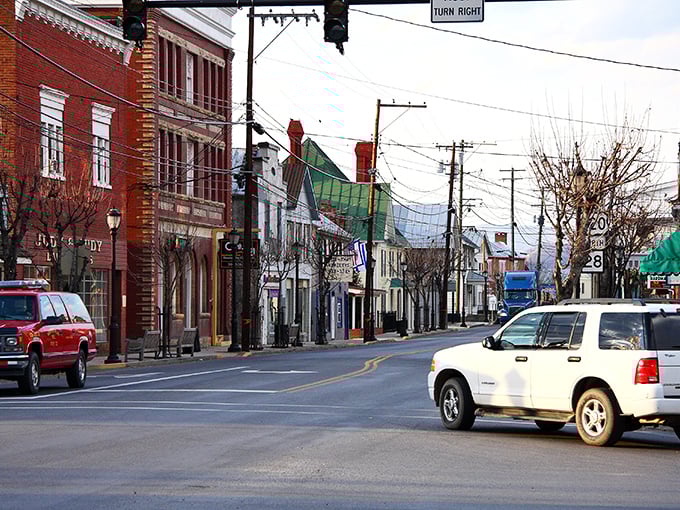 Moorefield's charming streetscape offers a visual lesson in architectural history without the stuffy museum atmosphere.