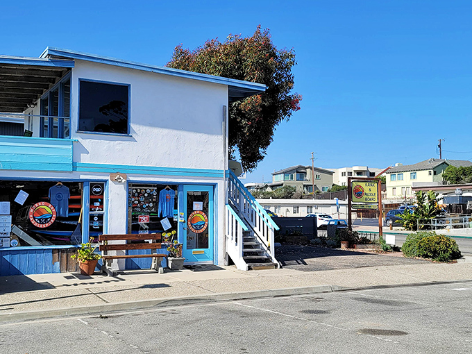 This little blue shop in Cayucos probably sells the kind of souvenirs you'll actually keep forever.