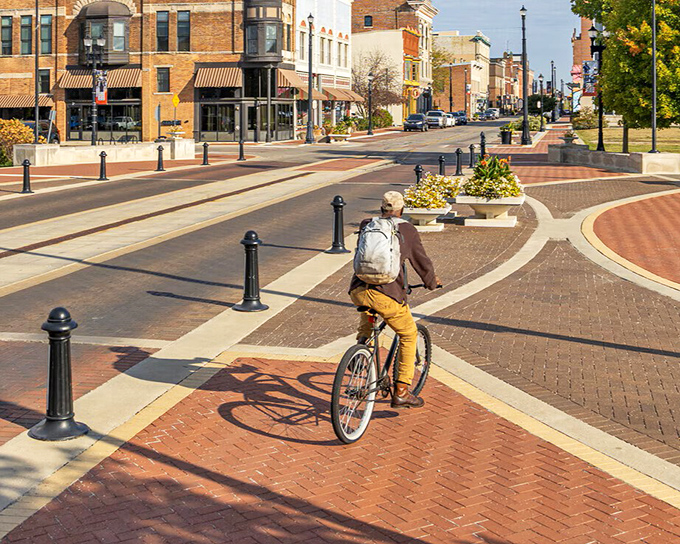 Muncie's buildings anchors a downtown that balances college town vibrancy with authentic Hoosier hospitality perfectly.