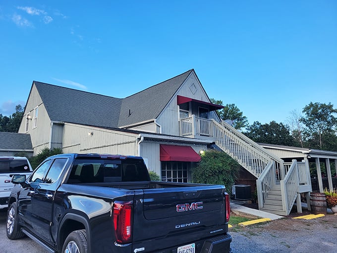 New London's humble gray exterior is the perfect disguise for some of Forest's most spectacular steaks.