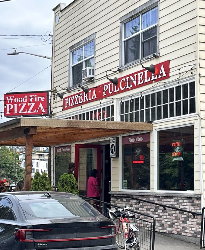 Pizzeria Pulcinella's humble exterior belies the Neapolitan masterpieces waiting inside this Rainier Beach treasure.