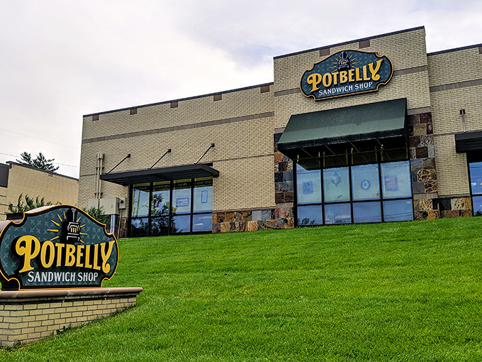 Suburban comfort food headquarters where toasted perfection meets neighborhood charm in every bite.