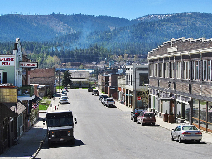 Priest River's mountain backdrop makes every errand feel like a scenic adventure through nature's own postcard collection.
