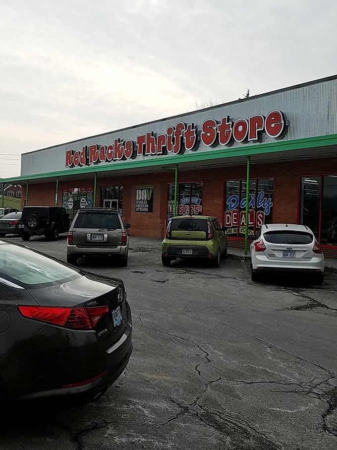 Another Red Racks location, another chance to find that perfect something while supporting a cause greater than shopping.