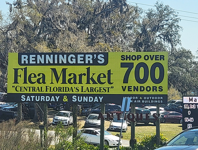 "Shop over 700 vendors" isn't just a claim&mdash;it's a challenge! Renninger's massive selection has turned treasure hunting into an Olympic sport.