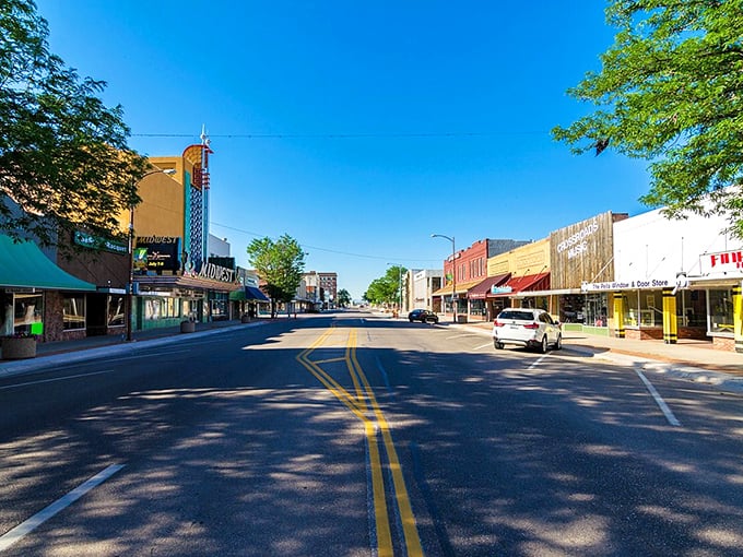 Scottsbluff's main street stretches wide and welcoming, where you can actually see the sky without skyscrapers blocking the view.