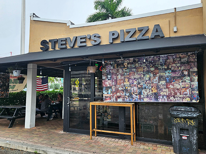 Steve's wall of photos tells the real story&mdash;this place has serious fans. That collection represents thousands of satisfied pizza memories.