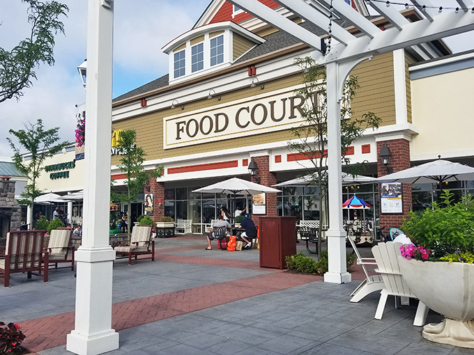 The granddaddy of outlet malls stretches across rolling hills like a shopper's promised land.