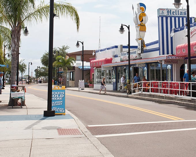 Tarpon Springs' Greek heritage shines through in its architecture, creating a Mediterranean escape on Florida's Gulf Coast.