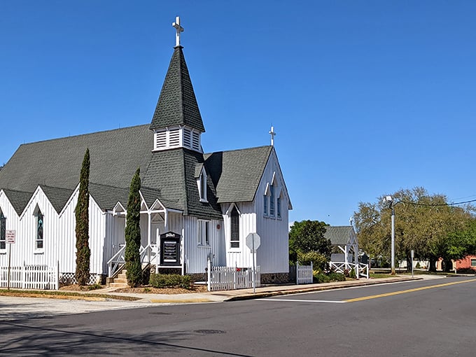 Titusville's historic church offers a quintessential Florida driving experience with a side of space-age wonder.