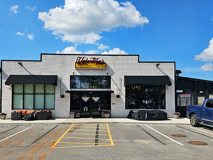 Valentina's crisp white exterior hints at the clean, classic flavors waiting inside this Madison gem.