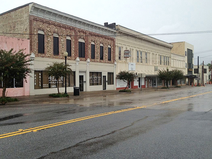 Waycross' historic building still lights up the day. Entertainment and affordability in perfect small-town harmony.