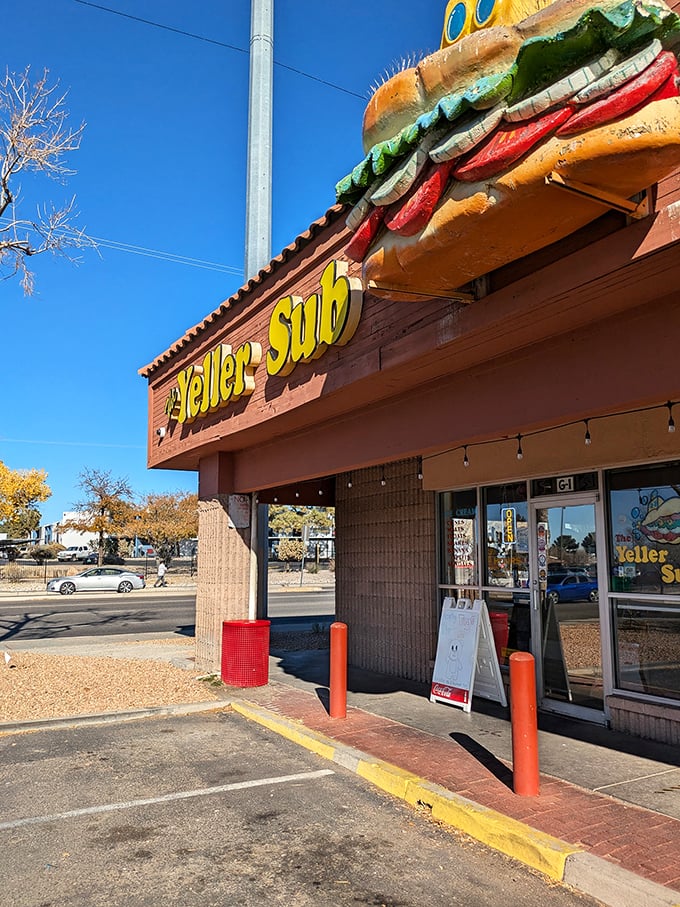 That giant sandwich sign isn't just cute &ndash; it's truth in advertising for the deliciousness waiting inside Yeller Sub.