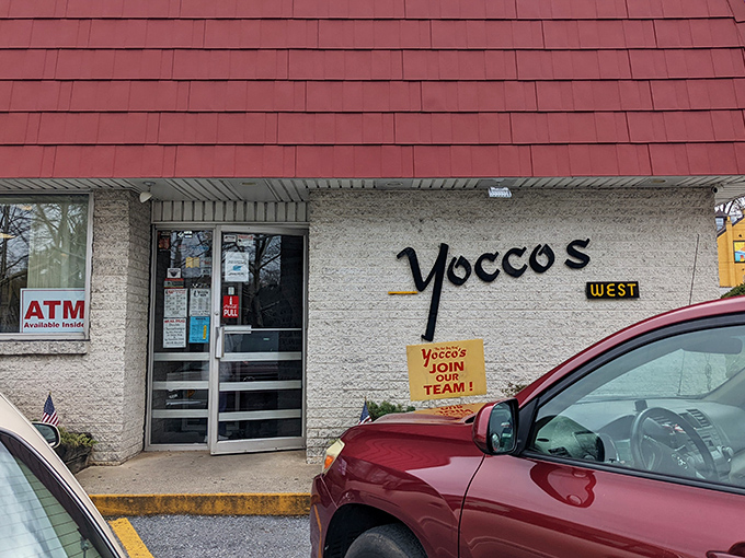 Yocco's unassuming entrance hides a hot dog institution that's been satisfying Allentown appetites for generations.