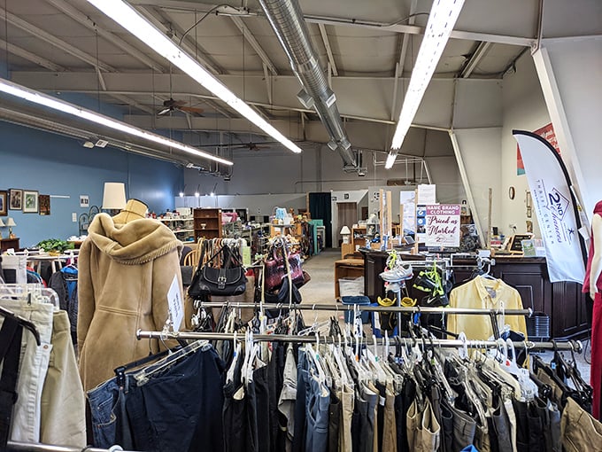 High ceilings and endless possibilities. This isn't just shopping&mdash;it's a treasure hunt with fluorescent lighting.