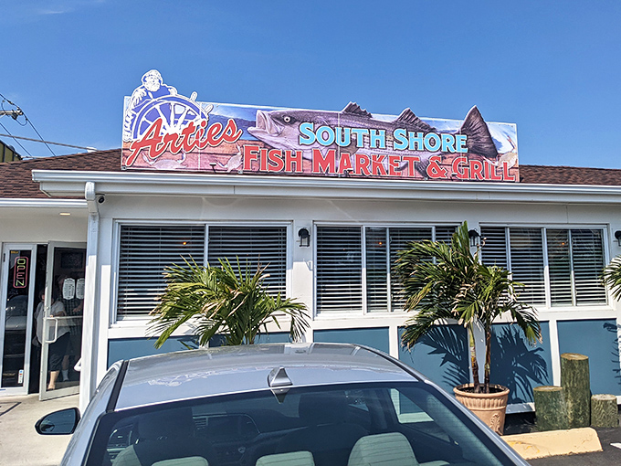 That unassuming exterior hides a secret: some of the freshest, most delicious seafood you'll find anywhere on Long Island.