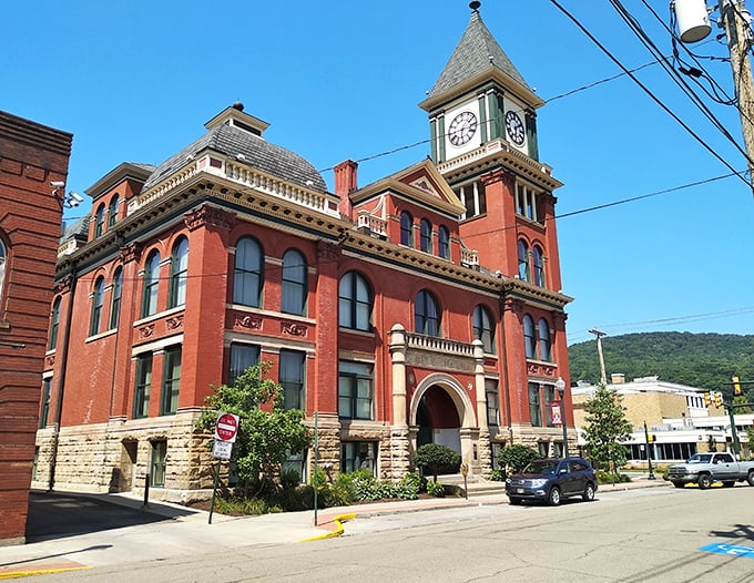 That beautiful clock tower watches over Bradford like a guardian, marking time in this charming and budget-friendly Pennsylvania town.