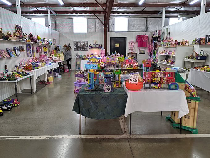 Toys, toys, and more toys! This colorful corner of Caesar Creek would make any kid (or kid-at-heart) wide-eyed with wonder.