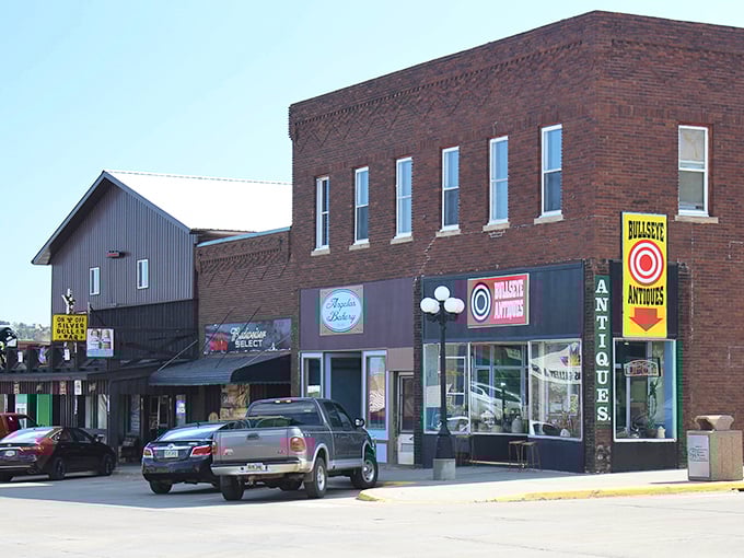 This Chamberlain church reaches skyward with prairie-inspired architecture. Faith and community blend beautifully in this riverside town.