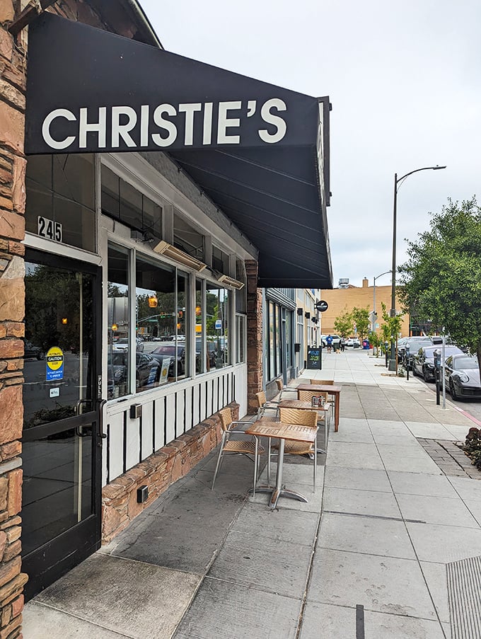 Christie's: Those sidewalk tables aren't just for dining&mdash;they're front-row seats to the neighborhood's morning parade, best enjoyed with toast and jam.