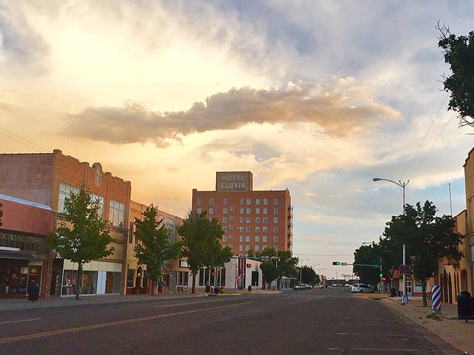 The historic downtown area of Clovis still echoes with the sounds of early recording sessions and railroad whistles.