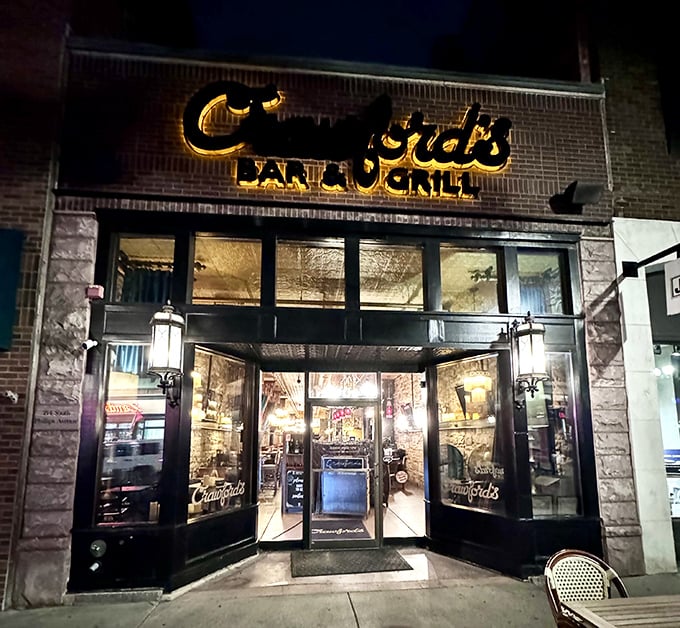 By day or night, Crawford's entrance promises an elevated seafood experience that makes "date night in Sioux Falls" something special.