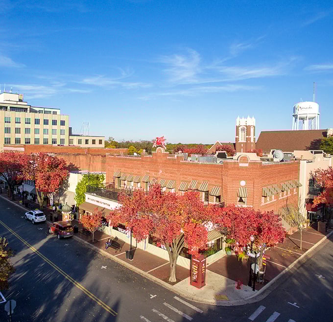 Downtown El Dorado's brick buildings house local businesses where prices won't send your Social Security check into early retirement.
