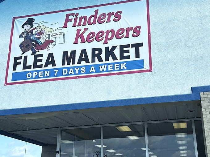 The sign says it all&mdash;once you find these treasures, you'll definitely want to keep them!