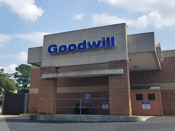 Clean lines and professional signage make this Goodwill location feel like a retail experience, not a rummage sale.