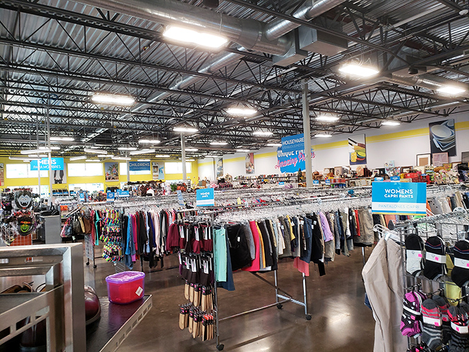 Those clean lines and bright interior promise organized aisles where treasures hide in plain sight.