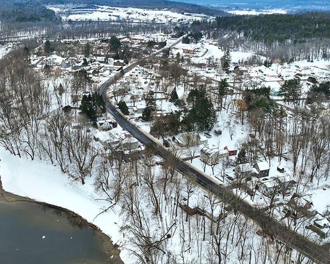 A quiet blanket of winter wraps around Greenfield, where peaceful mornings and slow-moving days remind you that the simple life is still within reach.