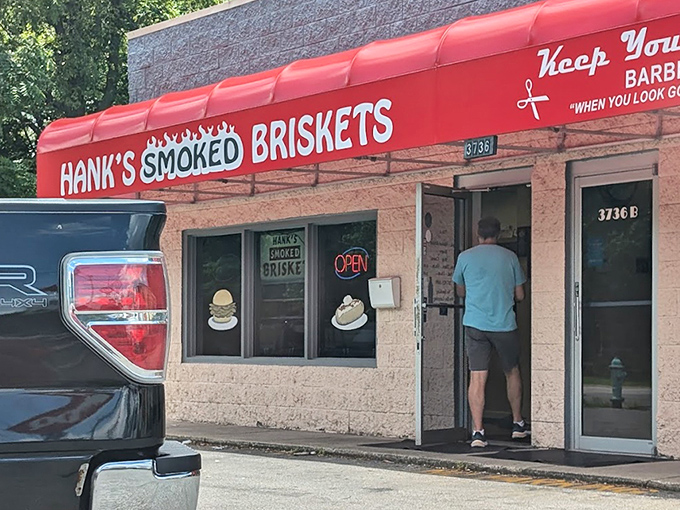 Simple storefront, extraordinary brisket. Sometimes the most unassuming places hide the most amazing treasures.