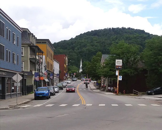 Hardwick's church steeples and historic buildings create a postcard-perfect town center where community still matters more than commerce.