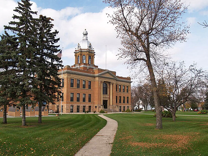 Hillsboro's stately buildings speak of history and permanence, creating a backdrop for comfortable living on a modest budget.