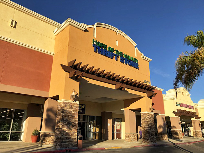 The warm, inviting facade of Hope of The Valley promises a treasure hunt where every purchase powers community programs.