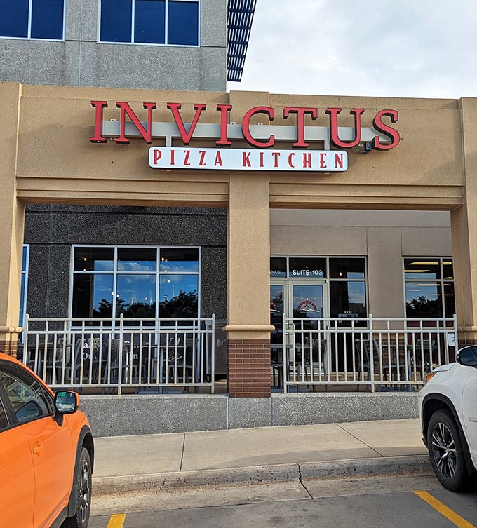 The kind of storefront that says, "We're not just making pizza, we're crafting edible art."