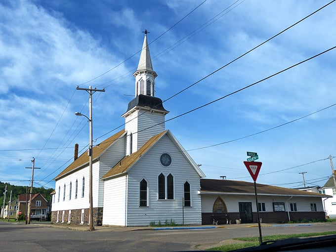 That little white church in Gladwin has probably hosted more weddings, funerals and potlucks than anyone can count.