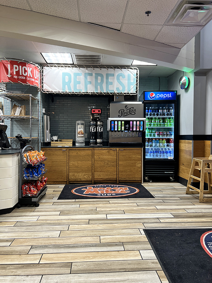 The "Refresh" sign says it all &ndash; Jersey Mike's offers a welcome respite from ordinary sandwich experiences.