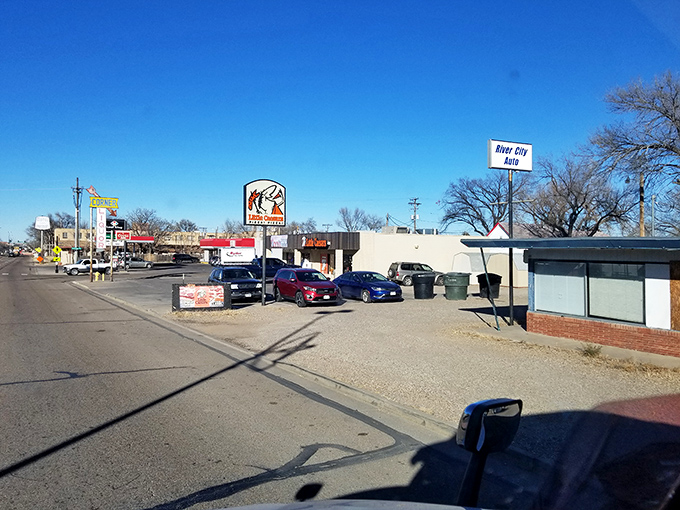 Small businesses line Lamar's main street, offering hometown service at hometown prices. Budget-friendly living on Colorado's eastern plains!