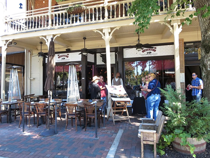 Two-story charm and vintage character create the perfect backdrop for exceptional steaks and memorable evenings. 