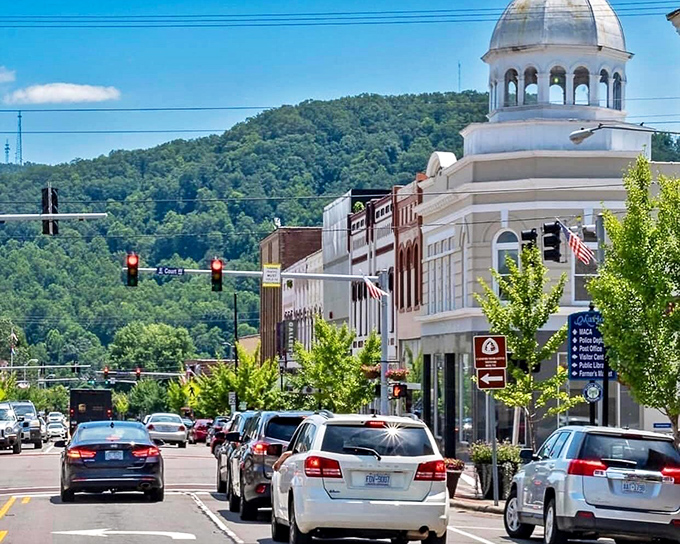 Downtown Marion offers that perfect blend of historic architecture and small-town welcome. The mountains are just a bonus!