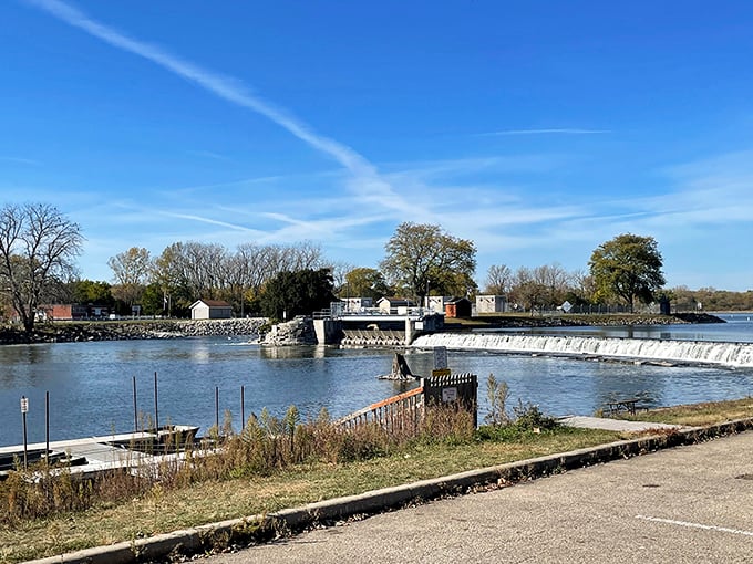 A winding path invites exploration through Moraine Hills' glacial landscape. Where every step is literally a walk through Earth's history book.