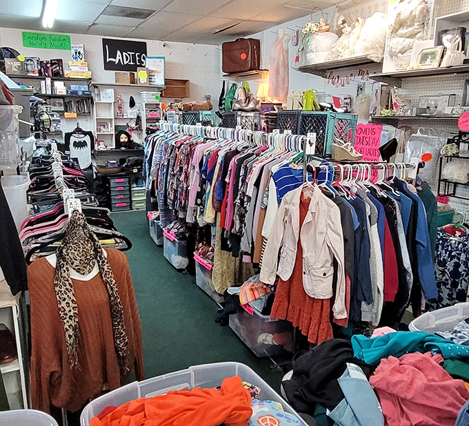 Packed tighter than a Louisiana suitcase, this cozy interior overflows with possibilities waiting to find new homes.