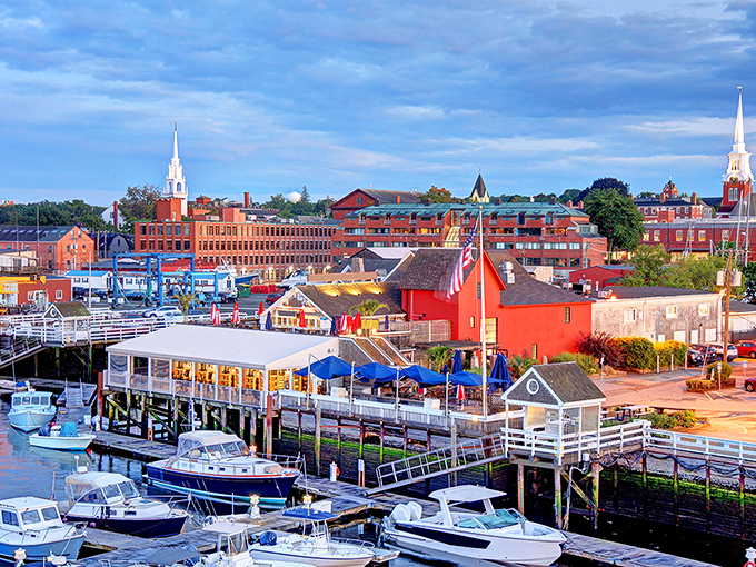 The Merrimack River flows past Newburyport's charming downtown on its journey to the Atlantic. A perfect marriage of fresh and salt water.