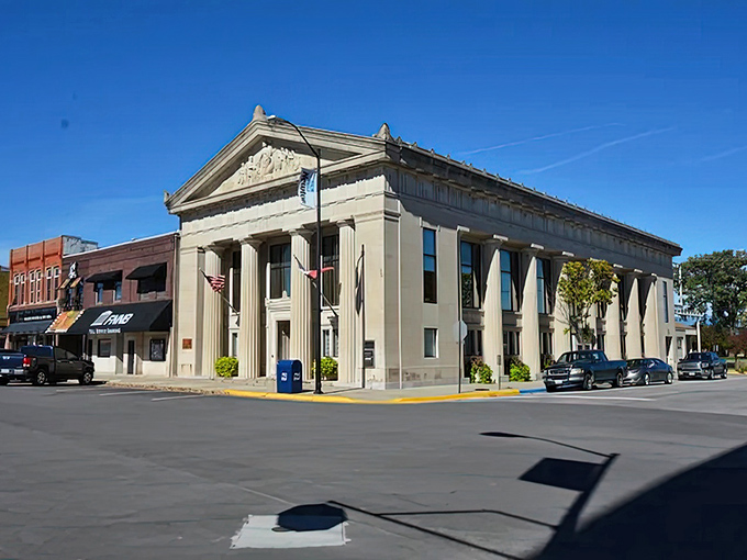 This historic building in Newton represents the affordable charm that makes this city perfect for budget-conscious retirees.
