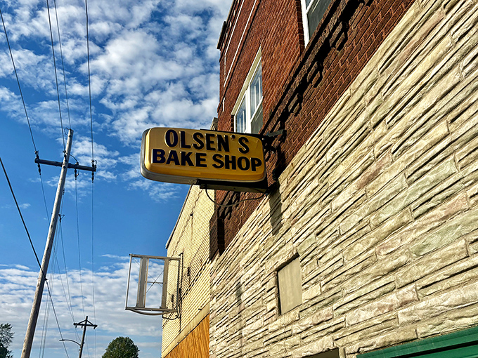 Olsen's timeless exterior whispers stories of neighborhood traditions and recipes passed down through generations. 