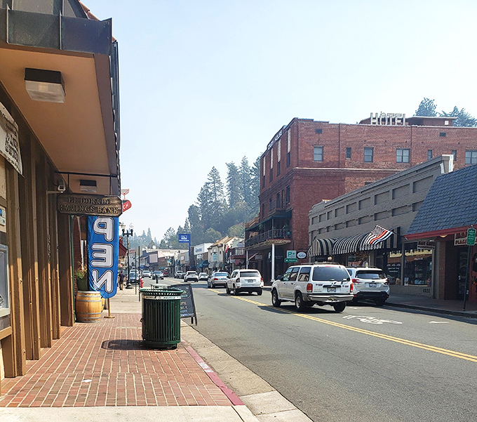 Placerville's historic downtown still echoes with Gold Rush whispers, where brick buildings have witnessed California's wildest chapters.